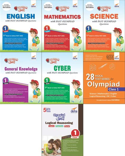 Olympiad Champs Science Mathematics English Logical Reasoning Cyber And Gk Class 1