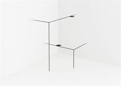 Nendos Border Tables Fit The Contours Of A Tokyo Gallery
