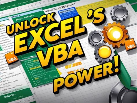 Create Tailored Excel Spreadsheets And Automate With Vba By