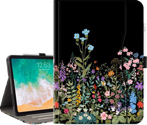 Lalumix For IPad Air Inch Case Floral For IPad Air Case Inch For IPad Pro Th Th