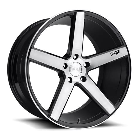Niche Milan M124 19x85 35 5x1143mm 726mm Gloss Black Brushed