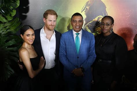 პრინცი ჰარი და მეგან მარკლი იამაიკაზე ბობ მარლის ფილმის პრემიერას დაესწრნენ