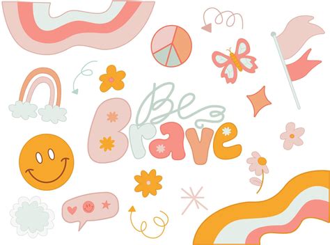 Retro Vector Elements 21016257 Vector Art At Vecteezy