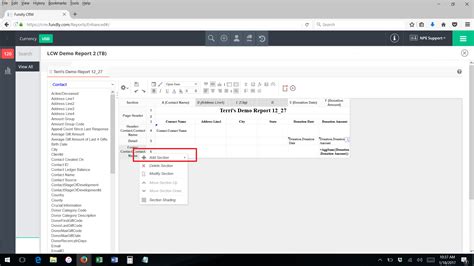 Basic Reporting Part V FAQ How To Add A Group Header Footer To A Report Fundly Support Center