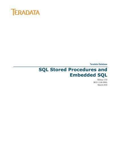 Appendix D Sql