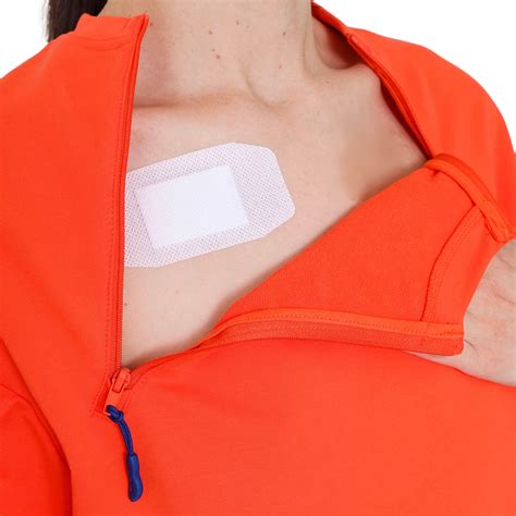 Warm Dialysis Chemotherapy Infusion Chest Port Access Sweater