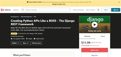 Best Free Django Courses Online With Certificates