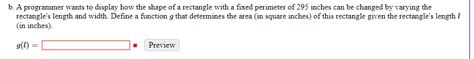 Solved B ﻿a Programmer Wants To Display How The Shape Of A