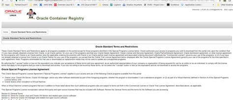 quick introduction to oracle container registry running one of oracle s