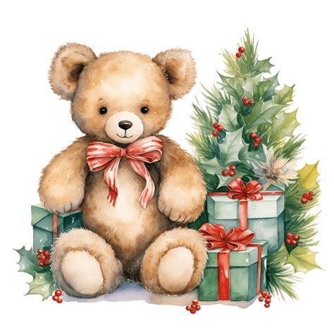 메리 크리스마스 화환과 테디 베어가 있는 녹색 사각형 인사말 카드 크리스마스 곰 크리스마스 그래픽 Png 일러스트 및 이미지 에 대한 무료 다운로드 Pngtree