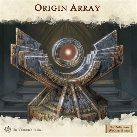 Origin Array Wondrous Item Legendary Attunement Spellcaster R
