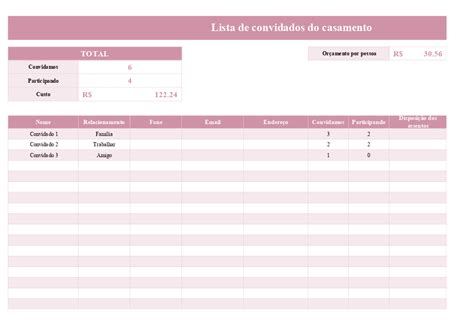 Modelo De Lista De Precos De Fotografia De Casamento ᐅ