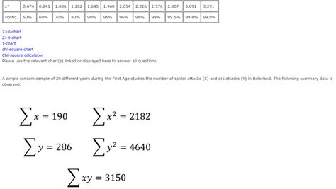 Solved Z 0 Chart T Chart Chi Square Chart Chegg Com