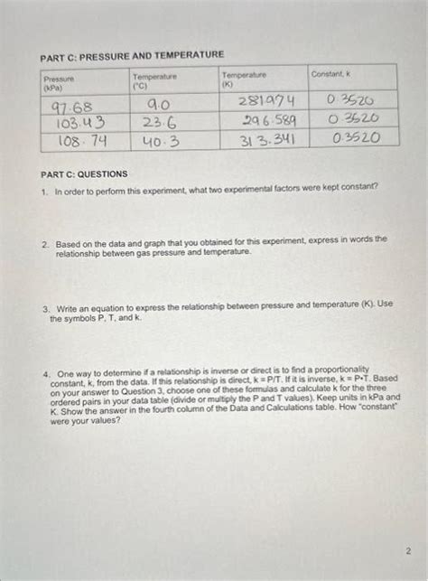 Solved PART B PRESSURE AND VOLUME PART B QUESTIONS From Chegg Com