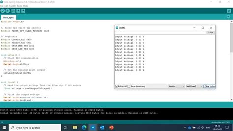 Fiber Optic Using Arduino Uno Programming Arduino Forum