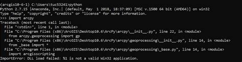 Installation Importing Arcpy In Python Terminal Geographic