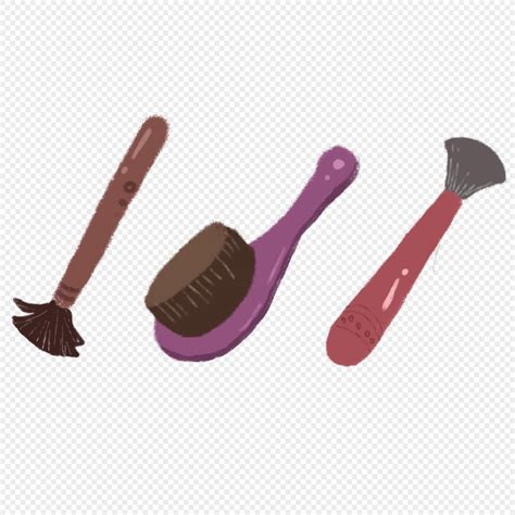 메이크업 브러쉬 Png 일러스트 무료 다운로드 Lovepik