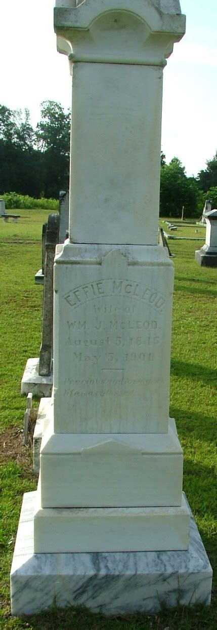 Mrs Effie Mary Mclean Mcleod 1845 1901 Mémorial Find A Grave
