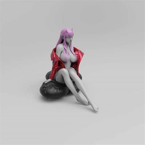 Zero Two Sitting Figure Nsfw 3d Model By 3dprintmodelsg