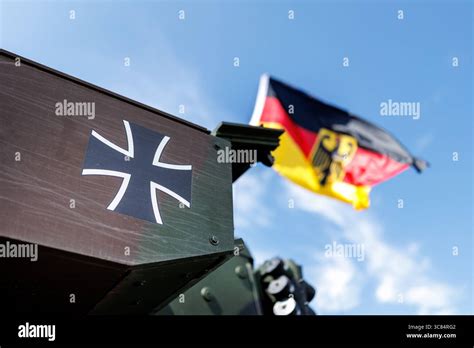 01 August 2025 Bavaria Grafenwöhr The Logo Of The Bundeswehr Of The