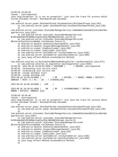 Power Off Reset Reason Backup Pdf Java Programming Language