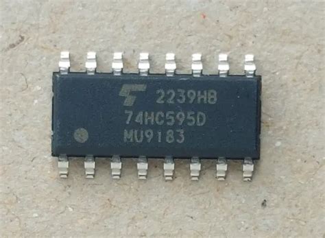 74hc595 8 Bit Counter Shift Register Latch Smd So 16 [1~100 Stück