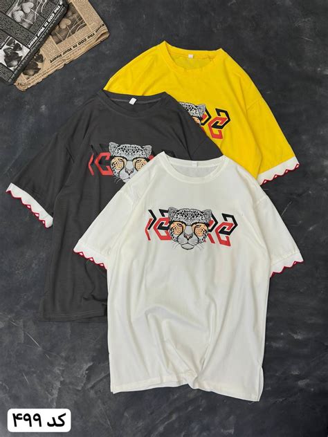 خرید تیشرت لانگ نخ پنبه طرح تایگر با قیمت مناسب مدلی شاپ 💥