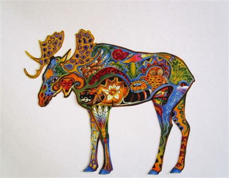 Moose Patch X Large 10 Iron On Etsy