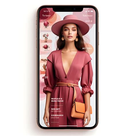 Premium Ai Image Mobile App Design Of Fashion Outfit Styling App