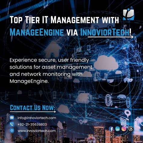 Innoviortech On Linkedin Manageengine Itmanagement Innovation Itinfrastructure…
