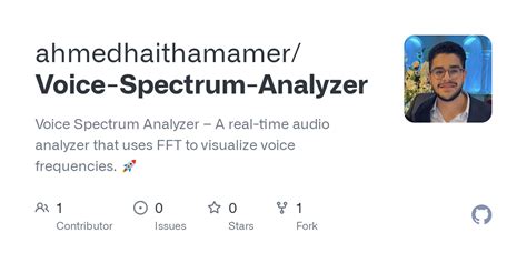 github ahmedhaithamamer voice spectrum analyzer voice spectrum