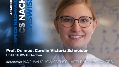 „academics Nachwuchswissenschaftlerin Des Jahres Professorin Dr