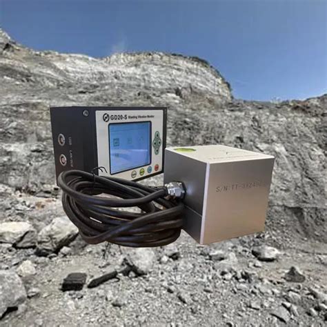 Blasting Seismographs Portable Vibration Monitor Mine Blast Vibration
