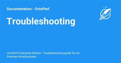Octoperf On Linkedin Troubleshooting Documentation Octoperf