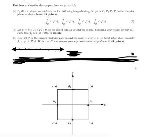 solved problem 4 consider the complex function f x 1 z