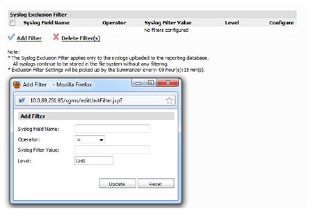 Reporting Firewall