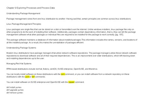 Linux Foundations Chapter 9 Chapter 9 Exploring Processes And Process Data Understanding