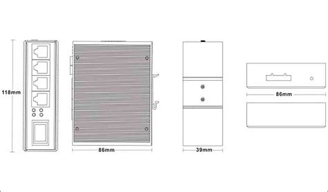 Qsk 1光4电工业级以太网交换机