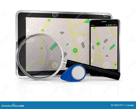 Gps Application Stock Illustration Illustration Of Navigator 29241371