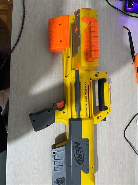 Nerf Gun Deploy Cs 6 Hobbies And Toys Toys And Games On Carousell