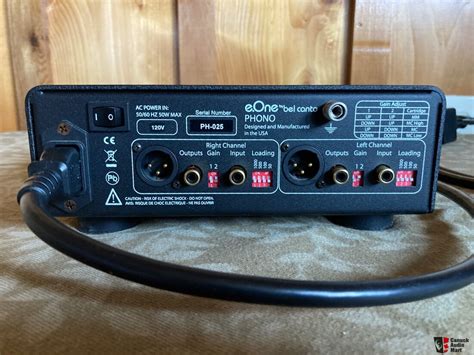 Bel Canto E One Phono Balanced Line Out Photo 4027876 Canuck Audio Mart