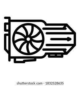 Motherboard Gpu Icon Outline Vector Computer Stock Vector Royalty Free 2271240663 Shutterstock