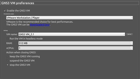 Unable To Increase Memory And CPU Of GNS VM On VMware Workstation Issue GNS Gns Gui