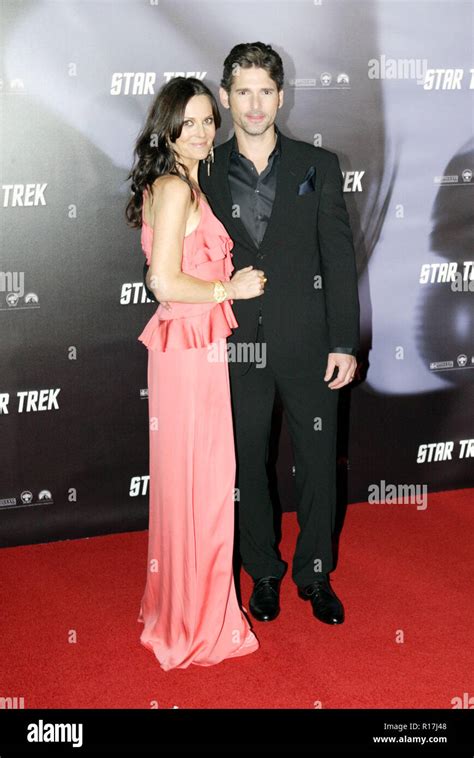 Eric Bana And Rebecca Bana The World Premiere Of J J Abrams Star Trek