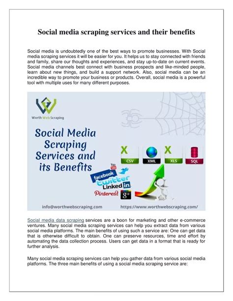 Ppt Social Media Scraping Services And Their Benefits Powerpoint Presentation Id 11576825