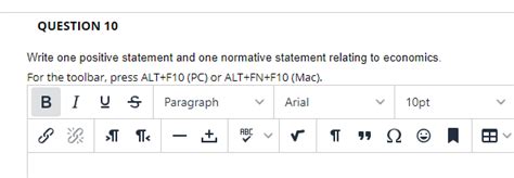 Solved Write One Positive Statement And One Normative