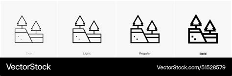Fault Icon Thin Light Regular And Bold Style Vector Image