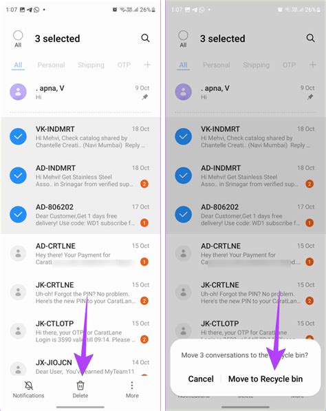 How To Delete Multiple Or All Text Messages On Android Guiding Tech