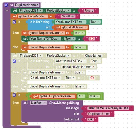 Search For Duplicate Data Using Dictionary Blocks Mit App Inventor