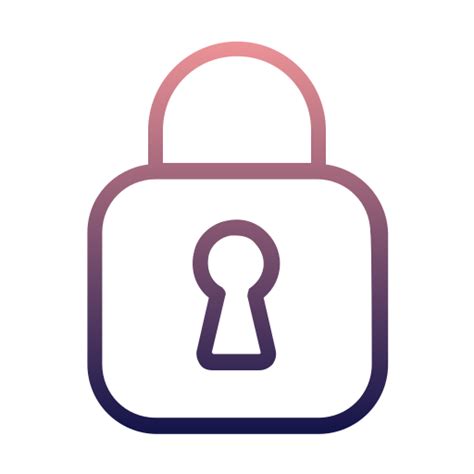 Password Generic Gradient Icon